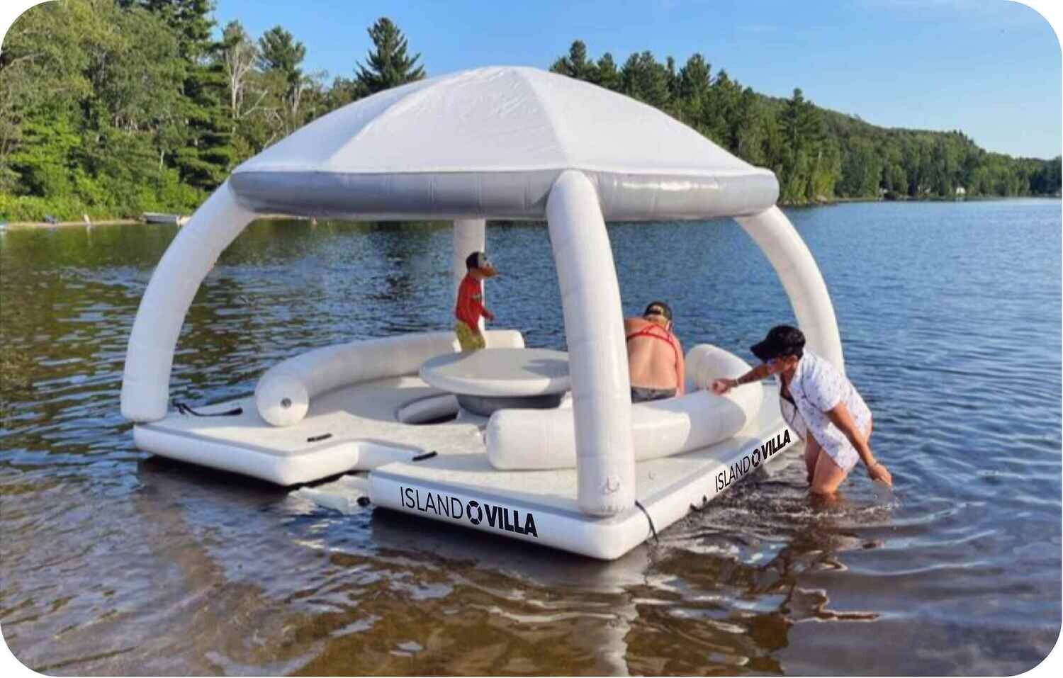 Island Villa, Inflatable Gazebo, Cabana, AquaBana