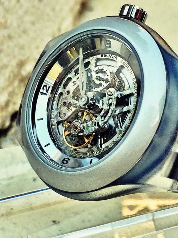 2001 Swatch Diaphane One Carousel Tourbillon