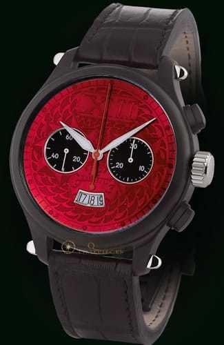 Zannetti Magnificum Black Chrono Full Red MEN.C1SB-R.A - Exquisite ...