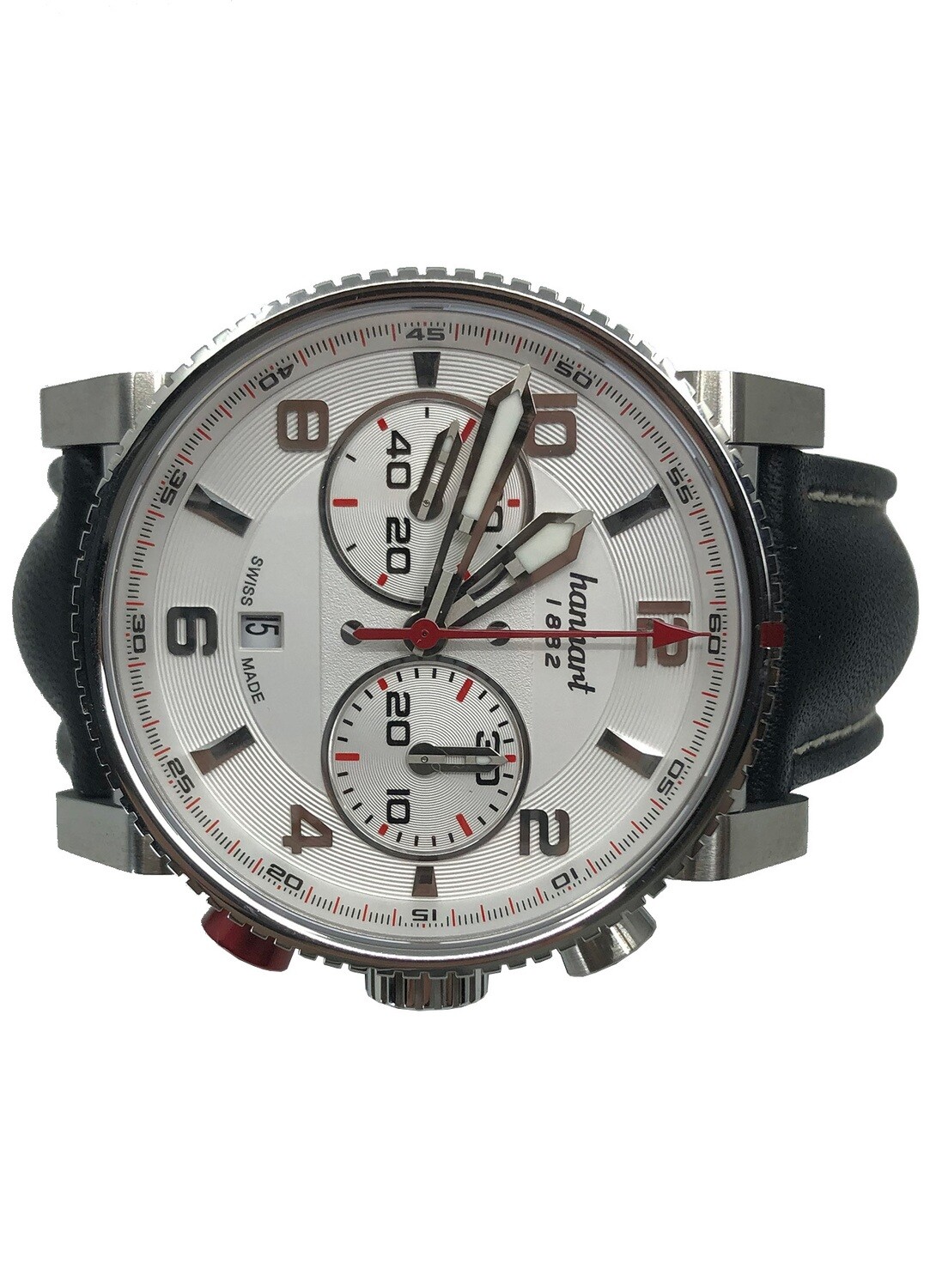 Hanhart Primus Racer Silver Dial - Exquisite Timepieces