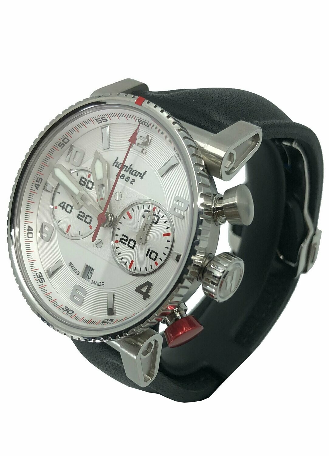 Hanhart Primus Racer Silver Dial - Exquisite Timepieces