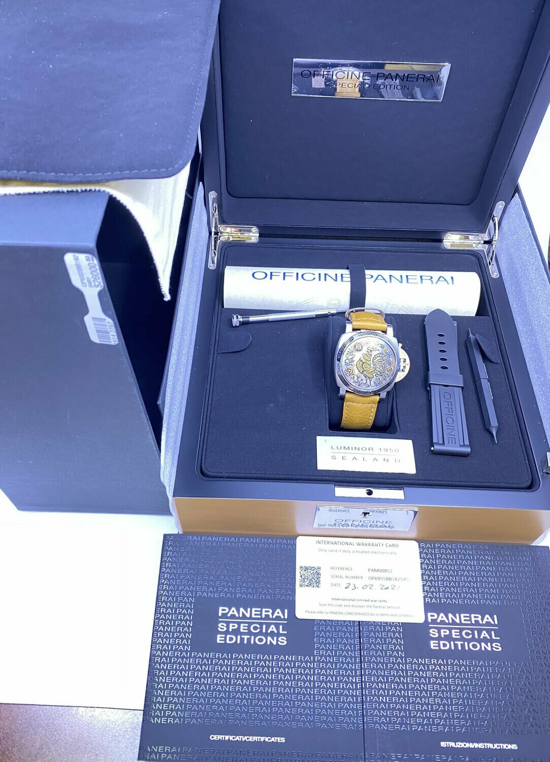 Panerai Luminor 1950 Sealand 3 Days Automatic Acciaio PAM00852 ...