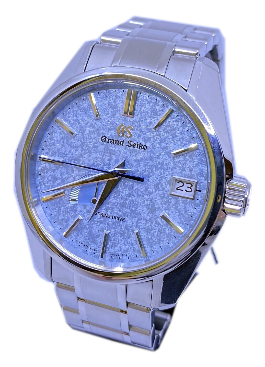 Grand Seiko Spring Drive Ice Blue Dial SBGA387 - Exquisite Timepieces