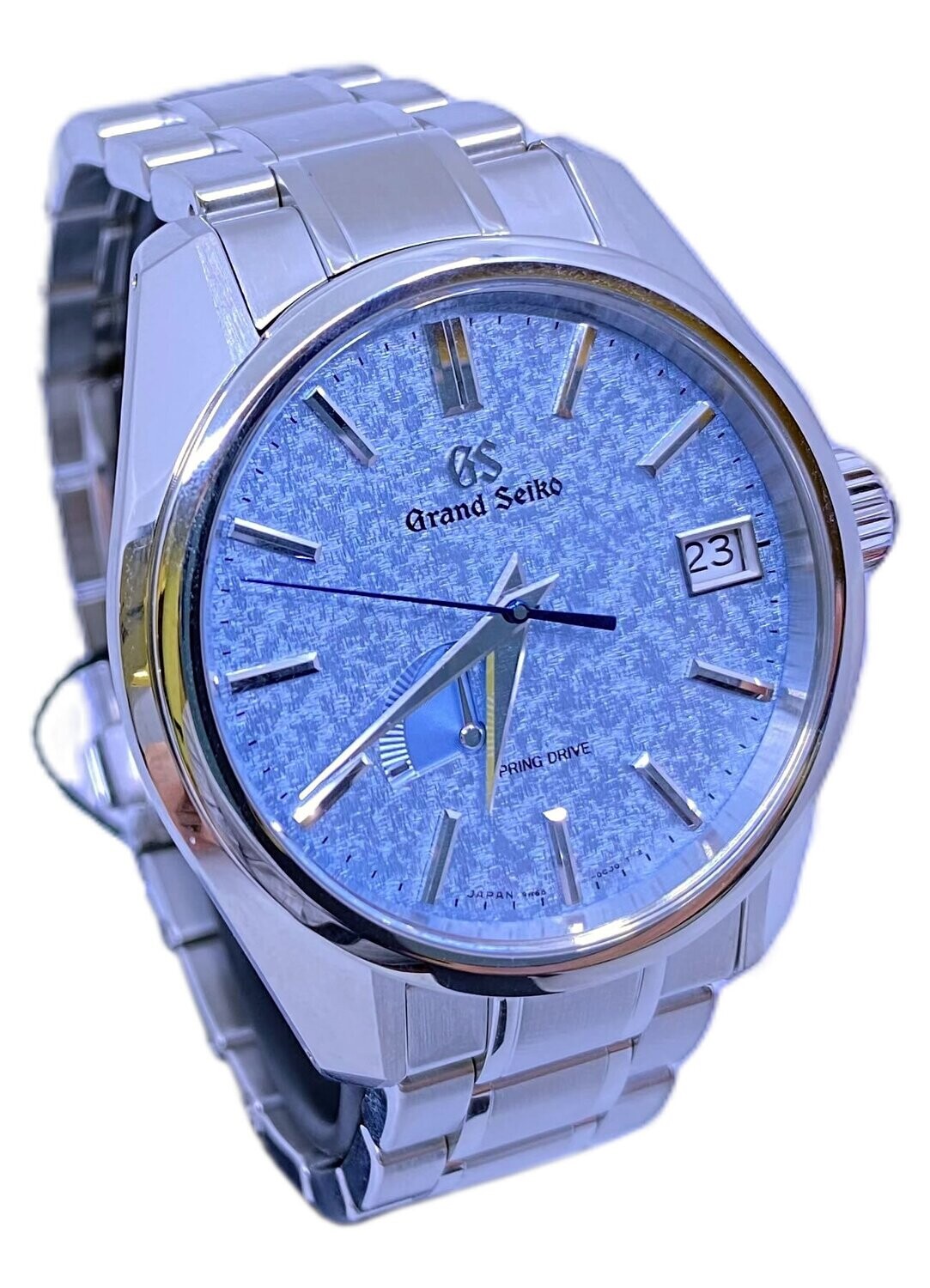 Grand Seiko Spring Drive Ice Blue Dial SBGA387 - Exquisite Timepieces
