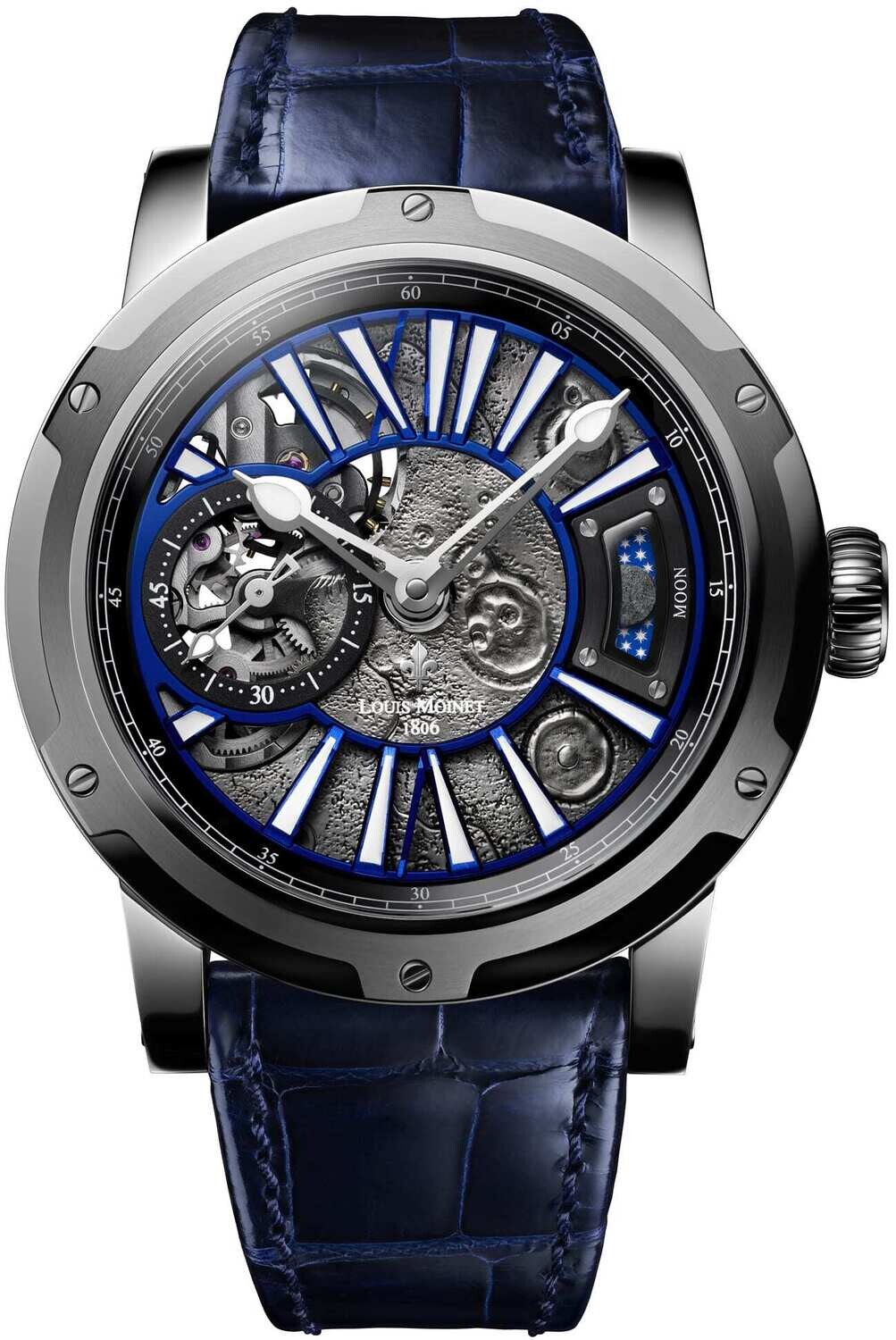 Louis Moinet Moon Stainless Steel Limited Edition - Exquisite Timepieces