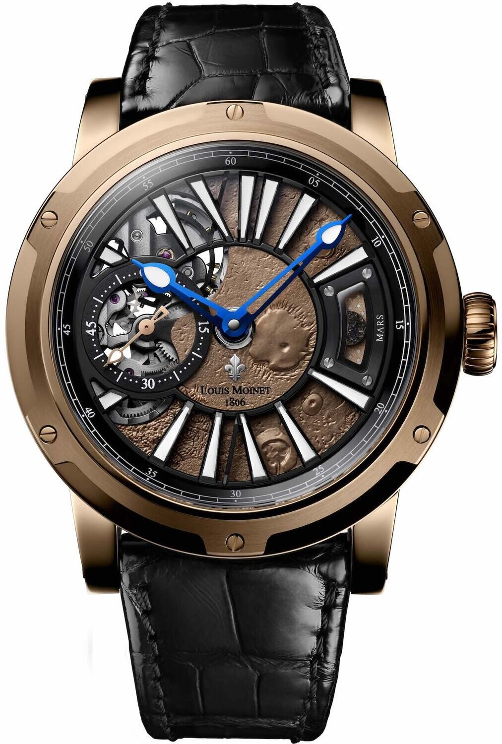 Louis Moinet Mars Rose Gold Limited Edition - Exquisite Timepieces