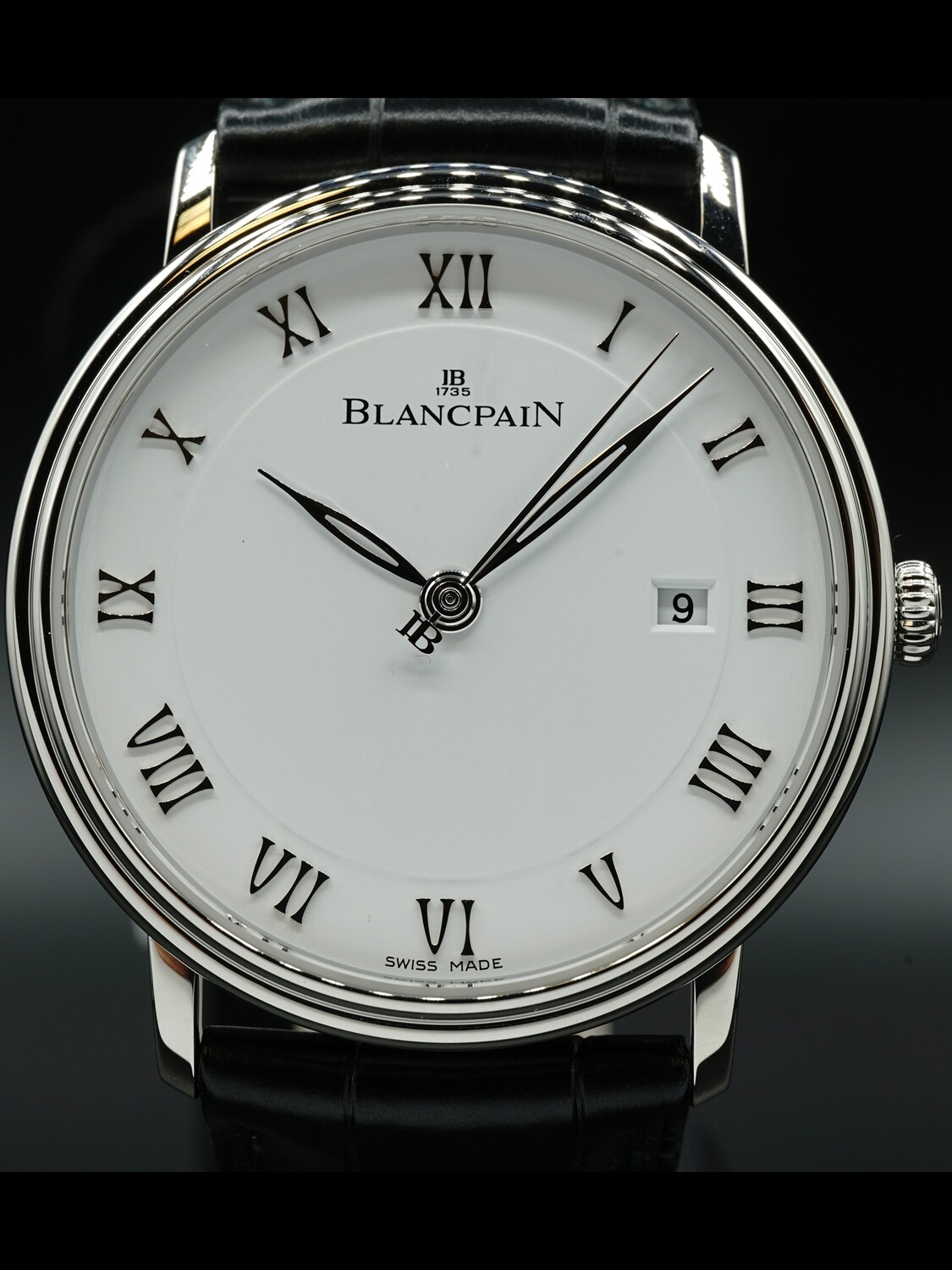 Blancpain Villeret Ultra Slim Seconds and Date In Stainless Steel 6651-1127-55B - Exquisite ...