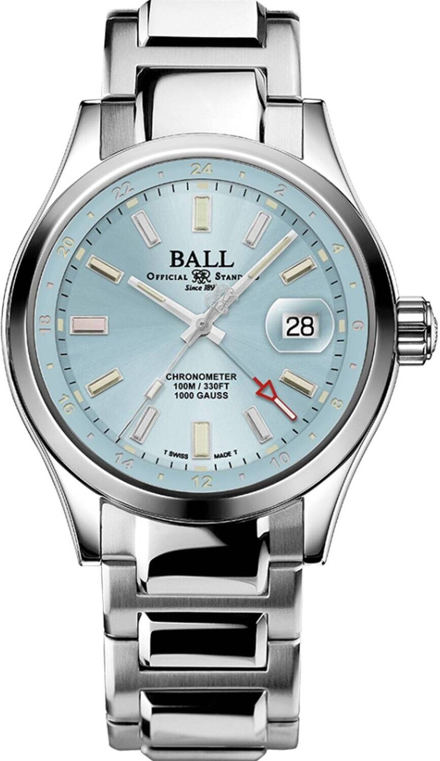 Ball Engineer III Endurance 1917 GMT 41mm Ice Blue Dial - Exquisite ...