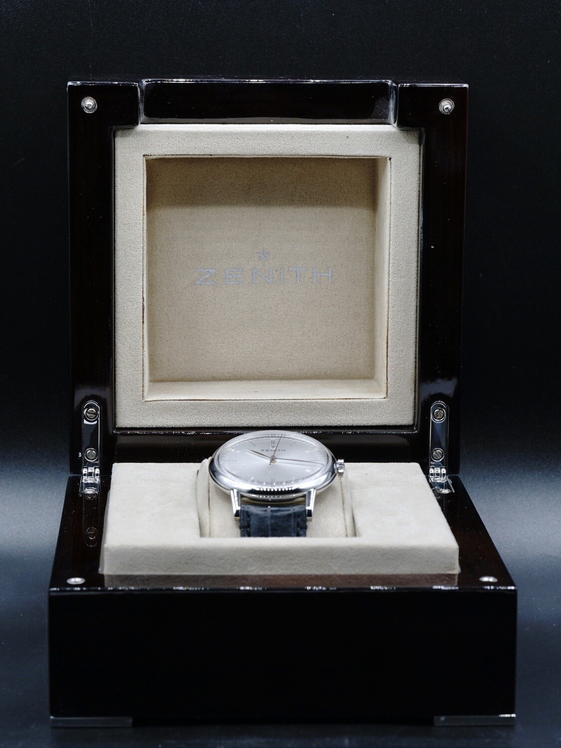 Zenith Elite 42mm Steel Chronograph Silver Dial Automatic ...