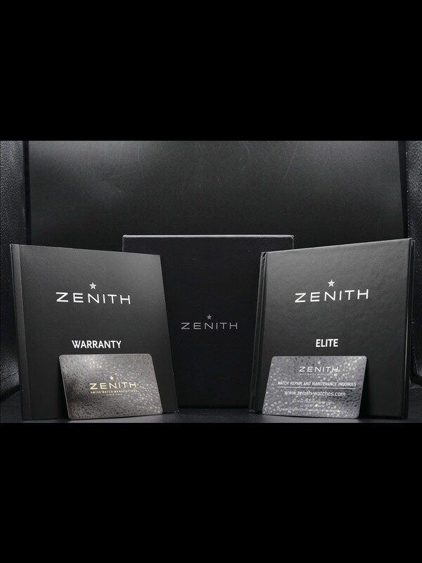 Zenith Elite 42mm Steel Chronograph Silver Dial Automatic ...