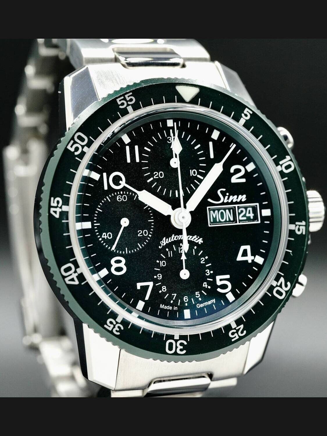 Sinn Pilot Chronograph Green Dial 103 ST SA G L.E. - Exquisite Timepieces