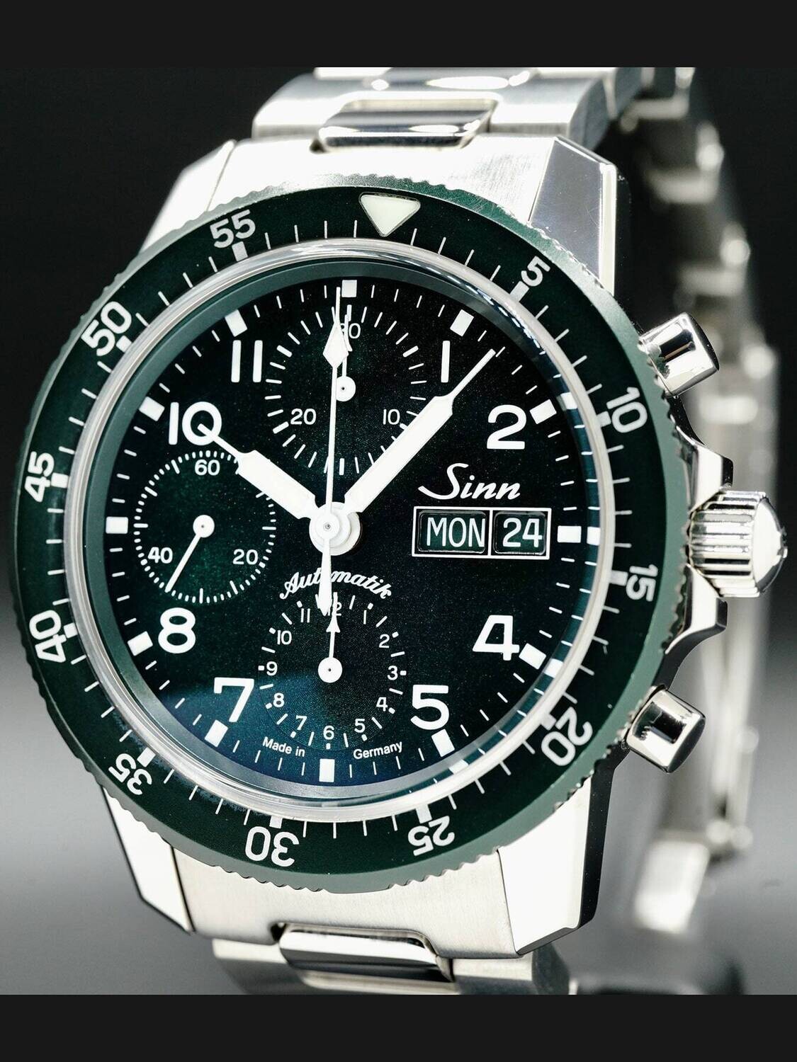 Sinn Pilot Chronograph Green Dial 103 ST SA G L.E. - Exquisite Timepieces