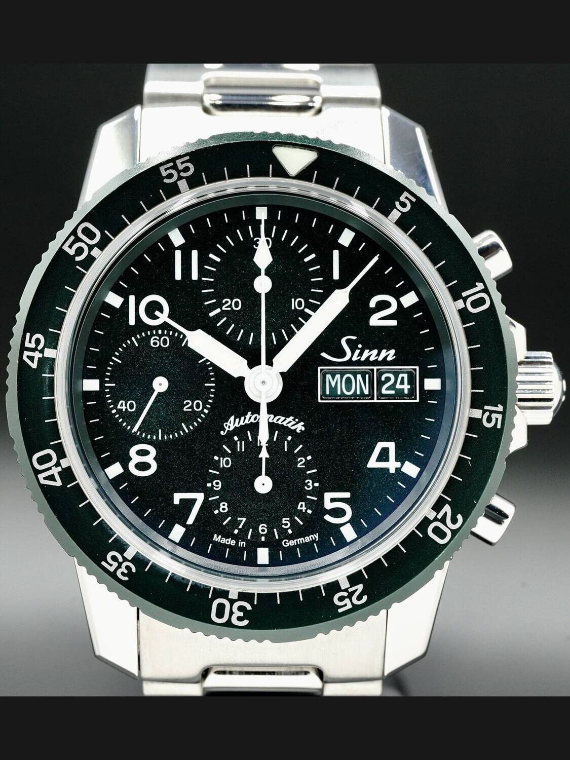 Sinn Pilot Chronograph Green Dial 103 ST SA G L.E. - Exquisite Timepieces