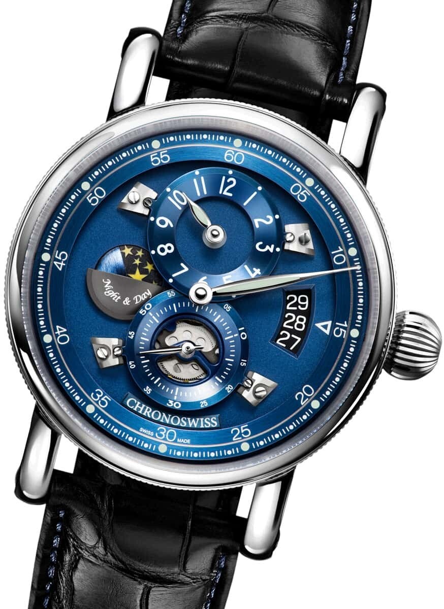Chronoswiss Flying Regulator Night and Day CH-8763-BLBL - Exquisite Timepieces