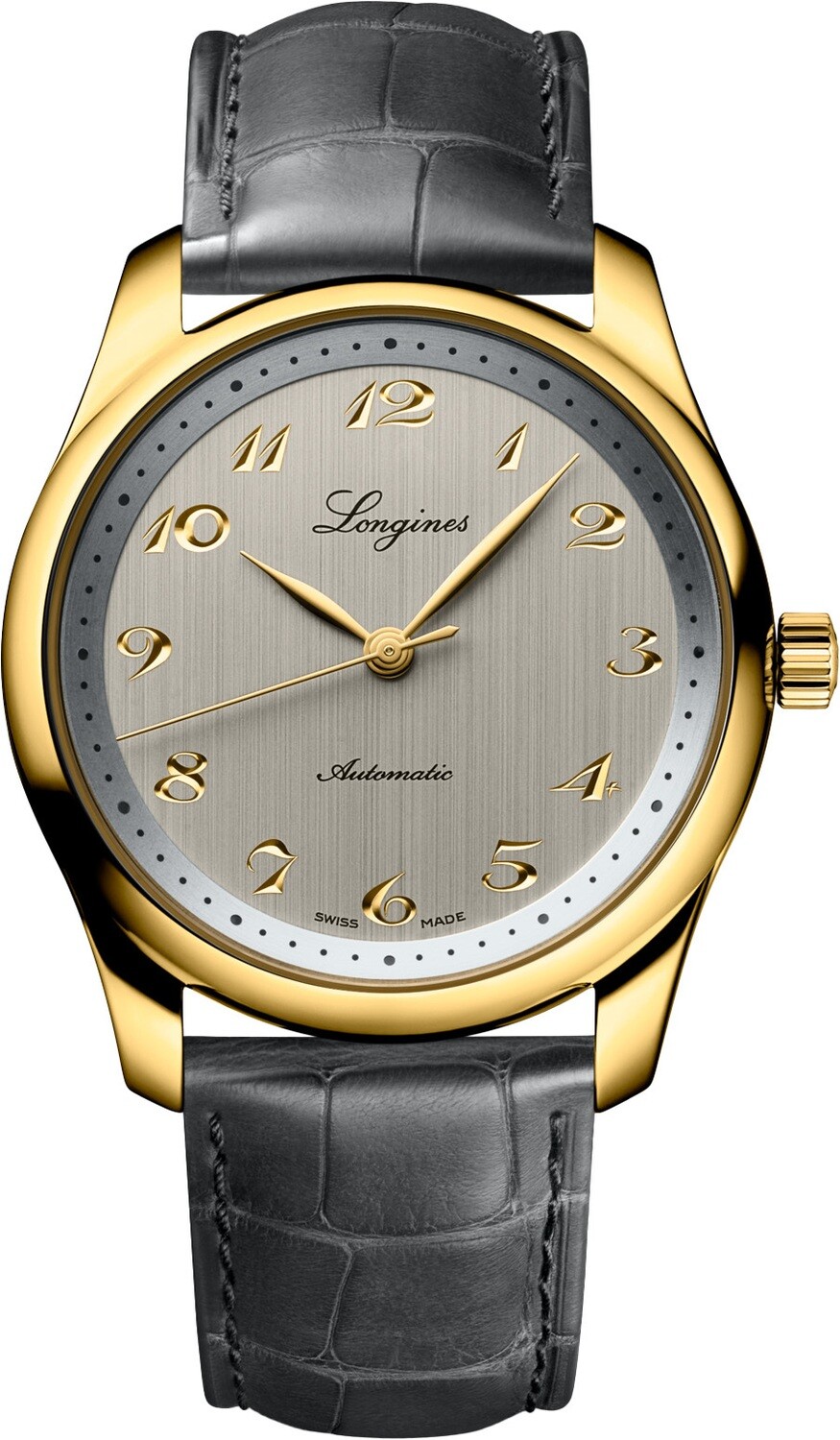 Longines Master Collection 190th Anniversary Yellow Gold Grey Dial ...