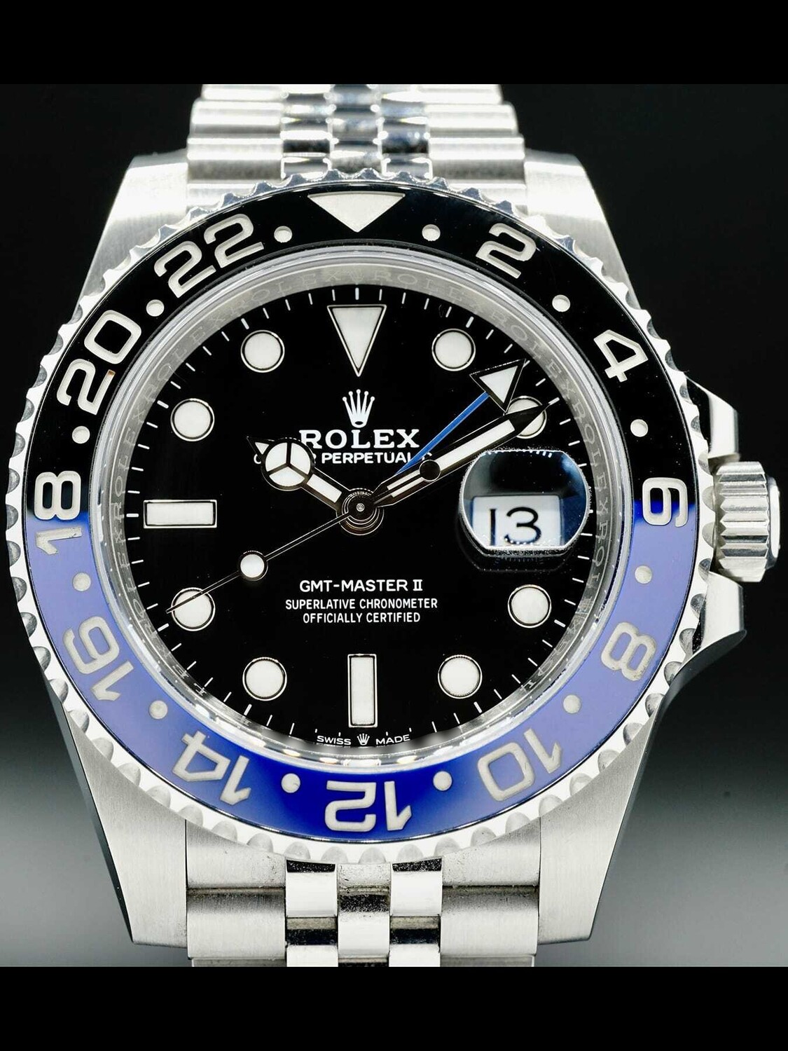 Rolex Oyster Perpetual Batman GMT-Master II 126710BLNR - Exquisite ...