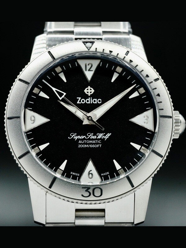 Zodiac Super Sea Wolf 1953 Diver on Bracelet ZO9213 - Exquisite Timepieces