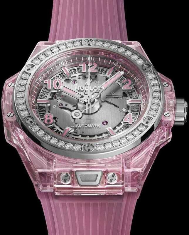 Hublot Big Bang One Click Pink Sapphire Diamonds 39mm 465.JP.4802.RT ...