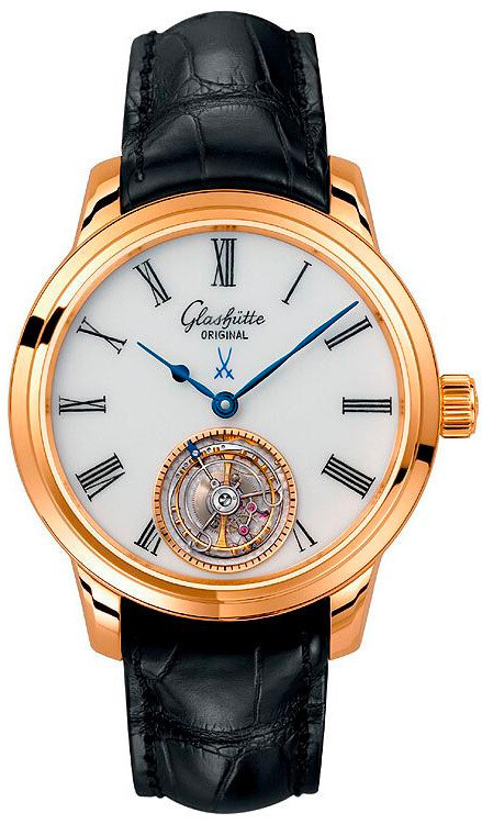 Glashütte Original Senator Meissen Tourbillon Rose Gold 1-94-11-01-01 ...