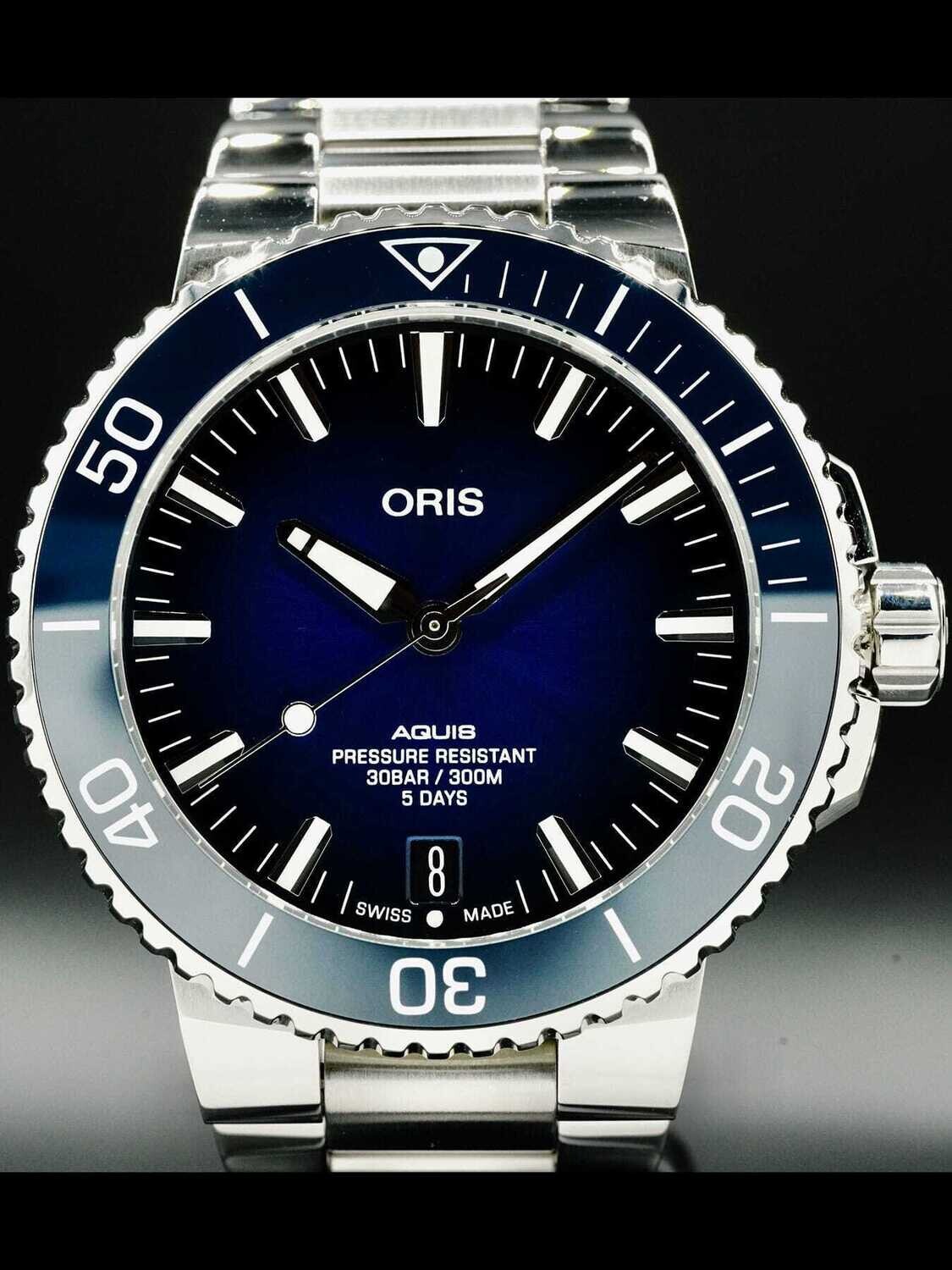 Oris Aquis Date Calibre 400 Diver on Bracelet 01 400 7763 4135 ...