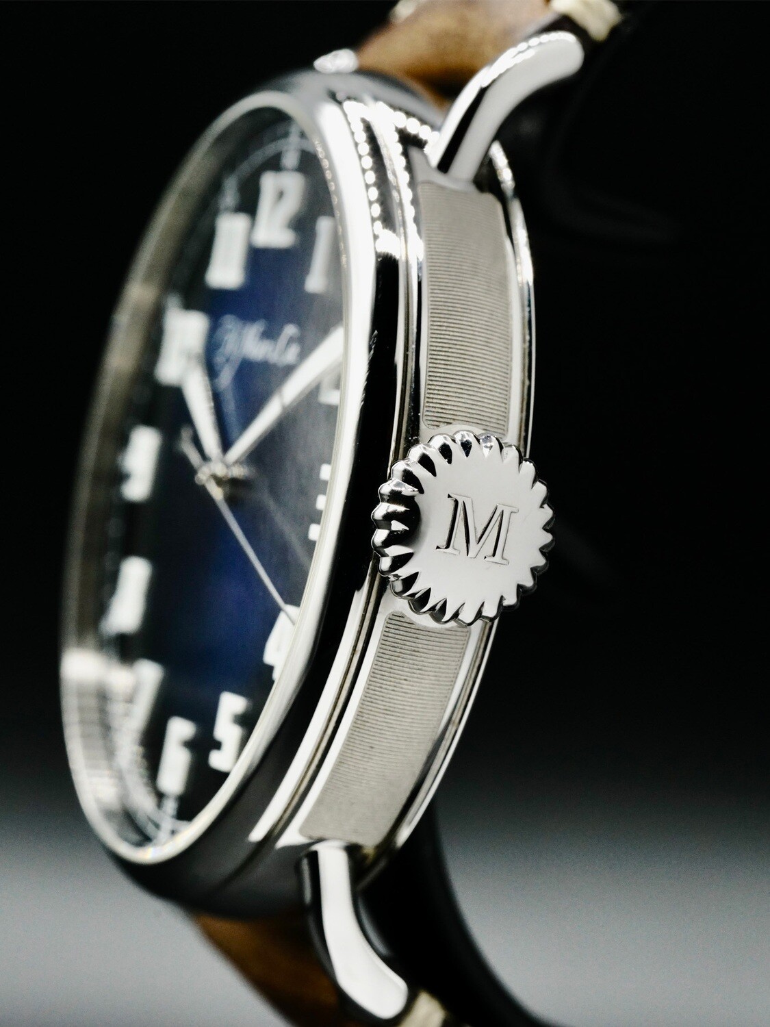 H. Moser and Cie. Heritage Centre Seconds Funky Blue 8200-1201 ...