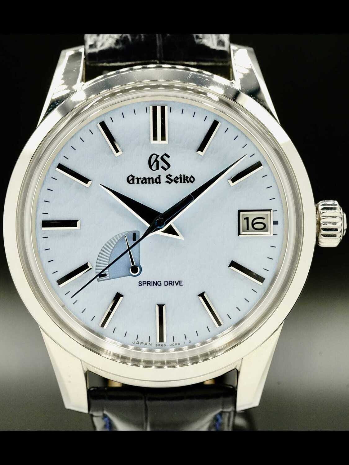 Grand Seiko Elegance SBGA407 Blue "Skyflake" - Exquisite Timepieces