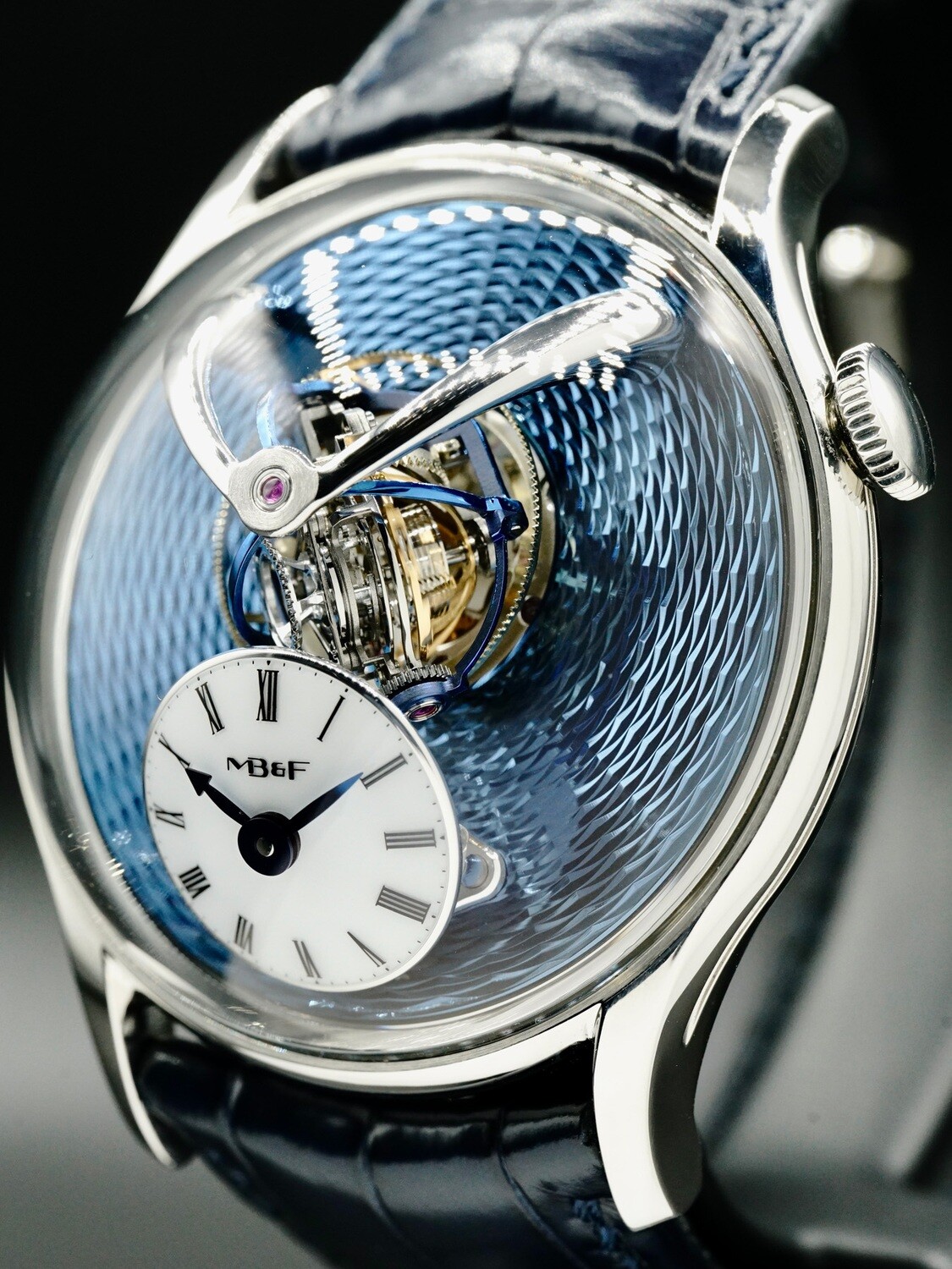MB&F Legacy Machine Thunderdome Platinum - Exquisite Timepieces