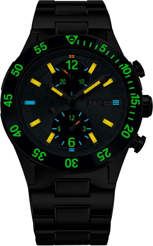 Ball Roadmaster Rescue Chronograph Ice Blue Dial 41mm DC3030C-S1-IBEBE ...