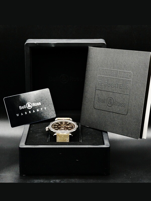 Bell & Ross Vintage Regulator WW2 Bomber BR WW2-71-SP - Exquisite ...