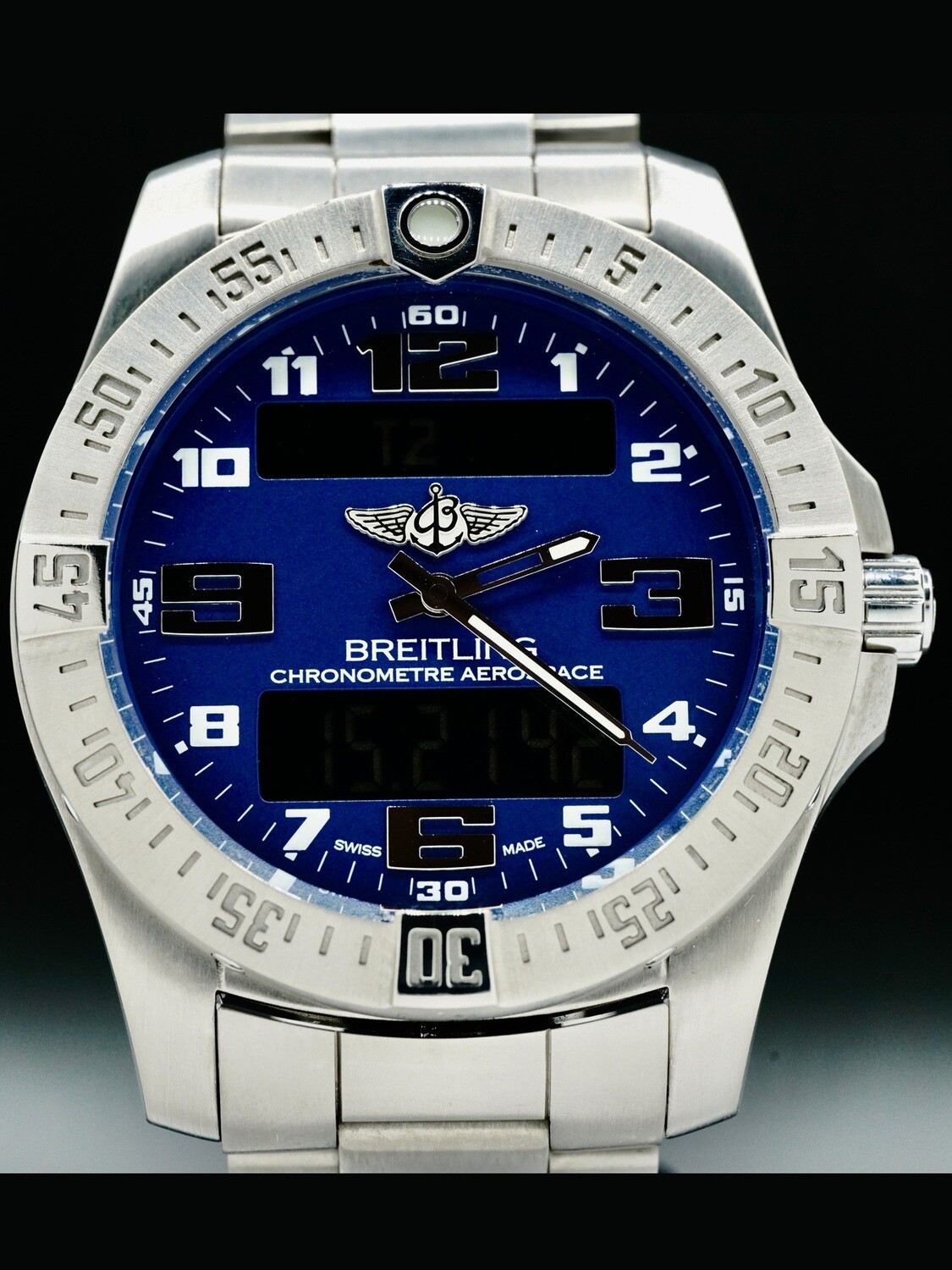 Breitling Aerospace Evo E79363 Blue Dial - Exquisite Timepieces