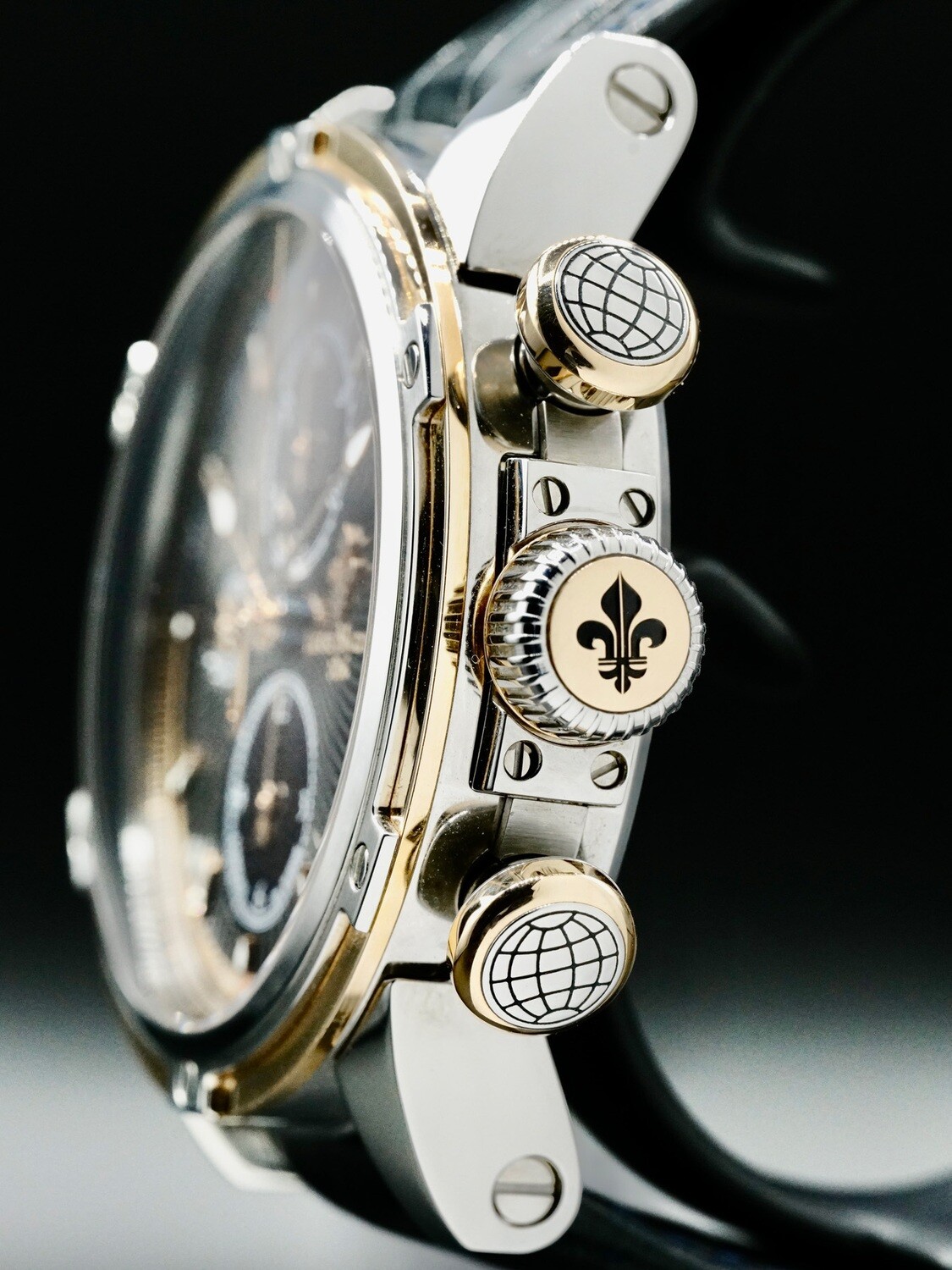 Louis Moinet Geograph Globe LM-24.30.57AV - Exquisite Timepieces