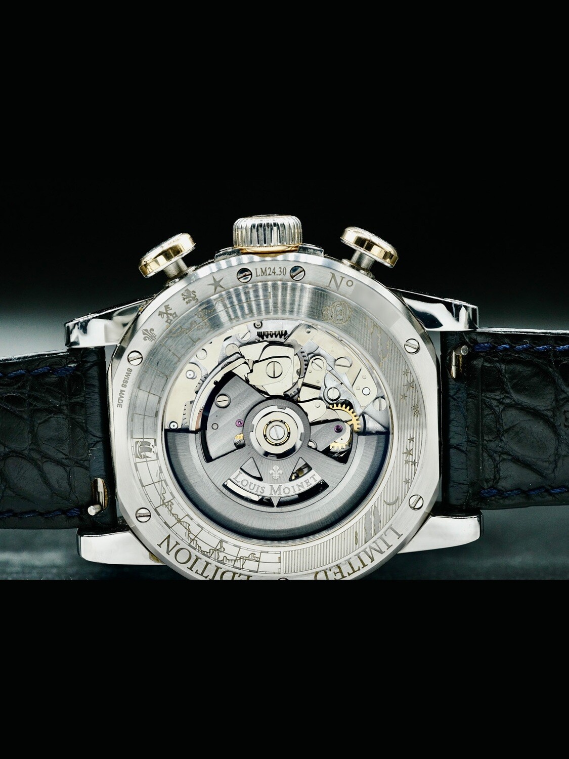 Louis Moinet Geograph Globe LM-24.30.57AV - Exquisite Timepieces