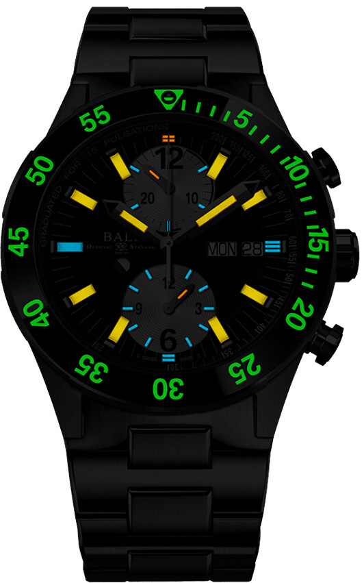 Ball DC3030C-S-BKWH Roadmaster Rescue Chronograph - Exquisite Timepieces