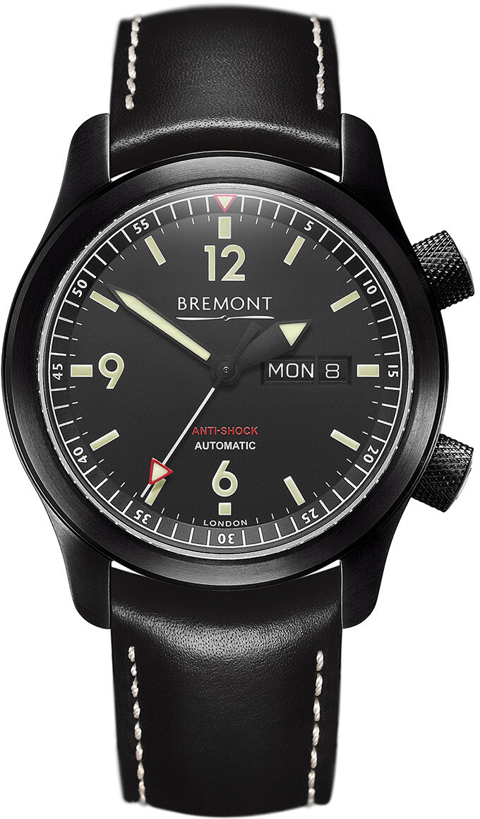 Bremont U2 Black Automatic Chronometer U-2-DLC - Exquisite Timepieces