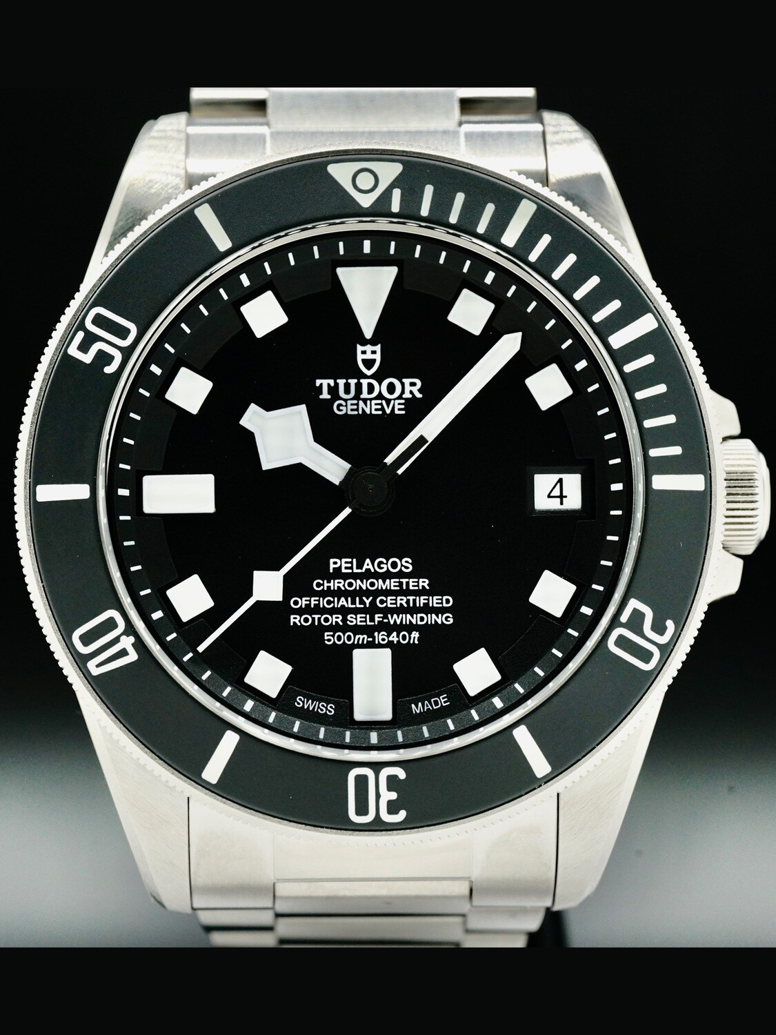 Tudor 25600TN Pelagos Titanium Chronometer Automatic Black Dial ...