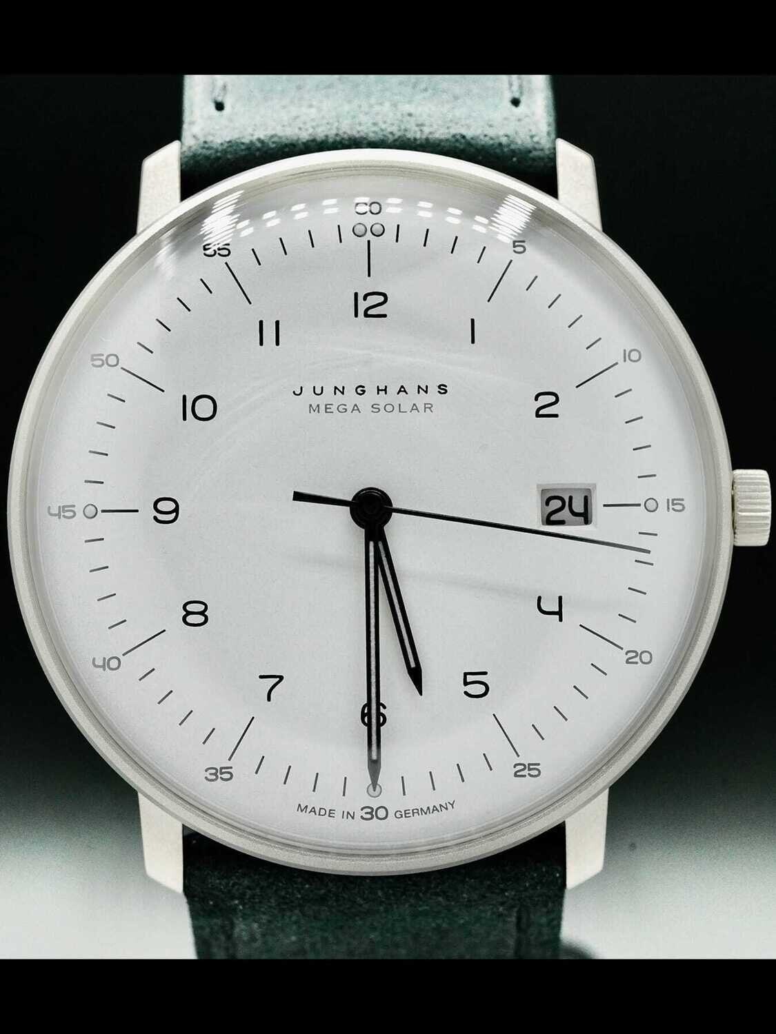 Junghans Max Bill Mega Solar Sapphire Crystal 059/2023.04 - Exquisite Timepieces