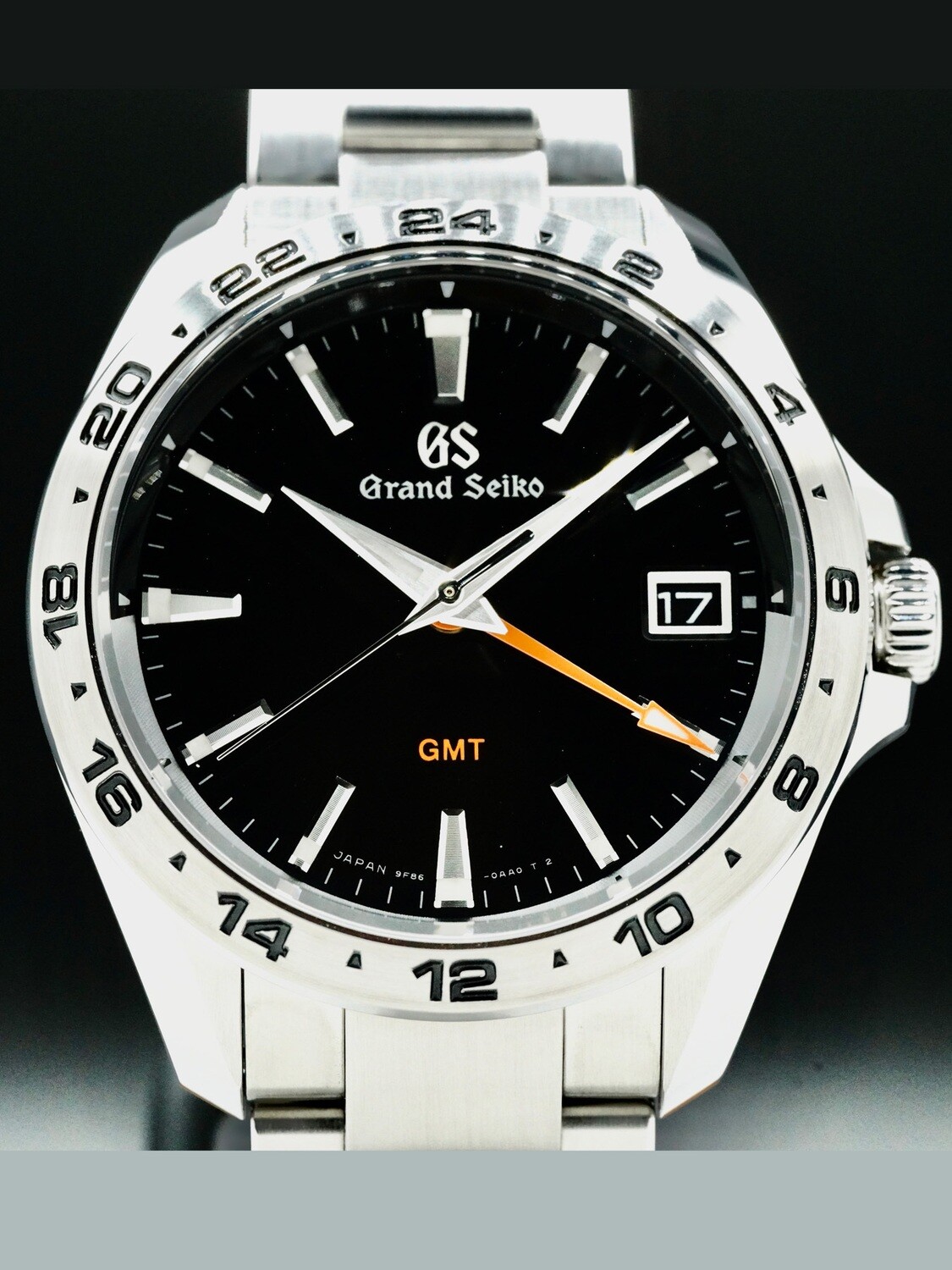 Grand Seiko Sport SBGN003 Black GMT 9F Quartz 39mm