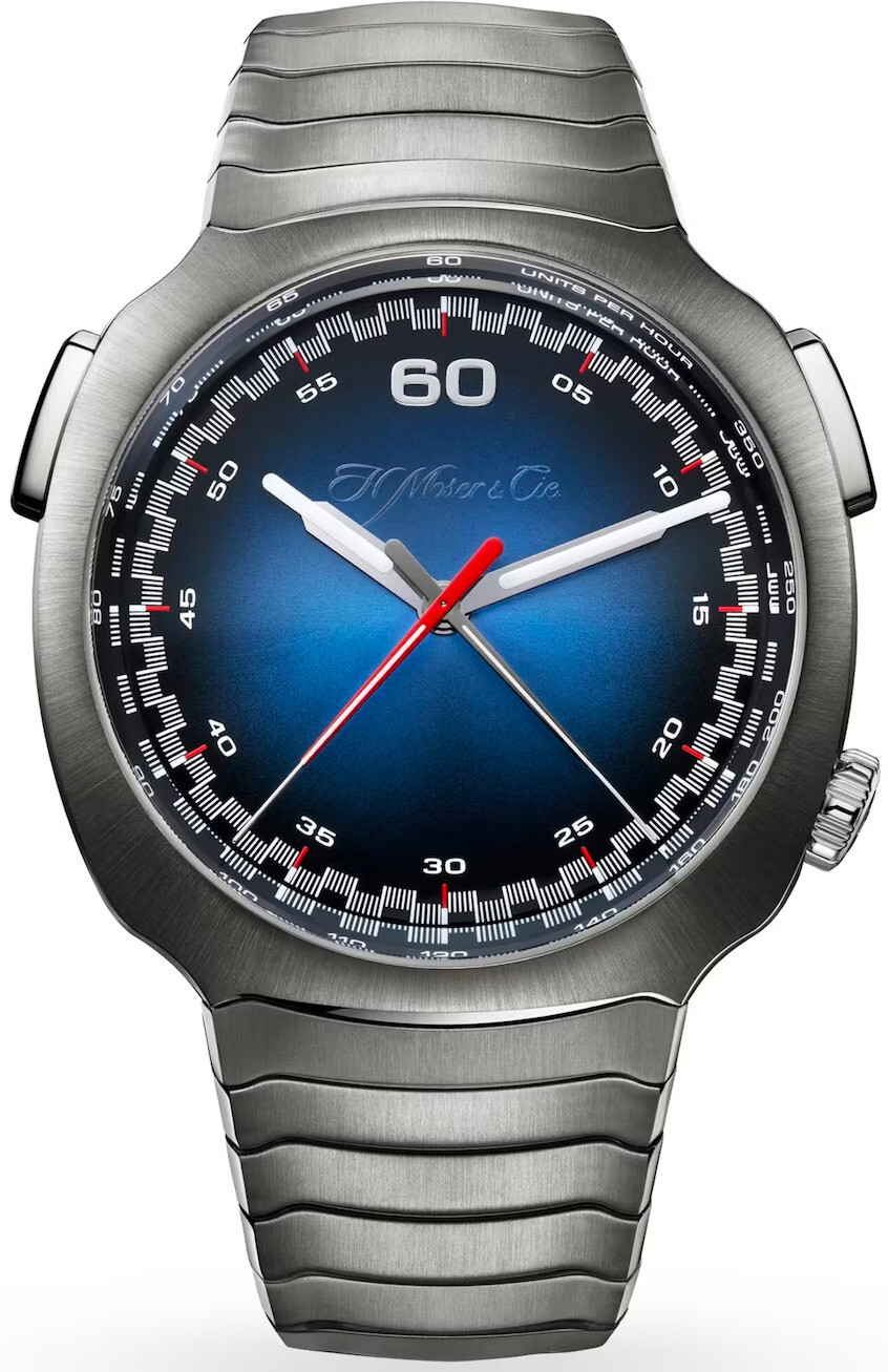 H. Moser & Cie. Streamliner Flyback Chronograph Blue Dial 6907-1200 ...