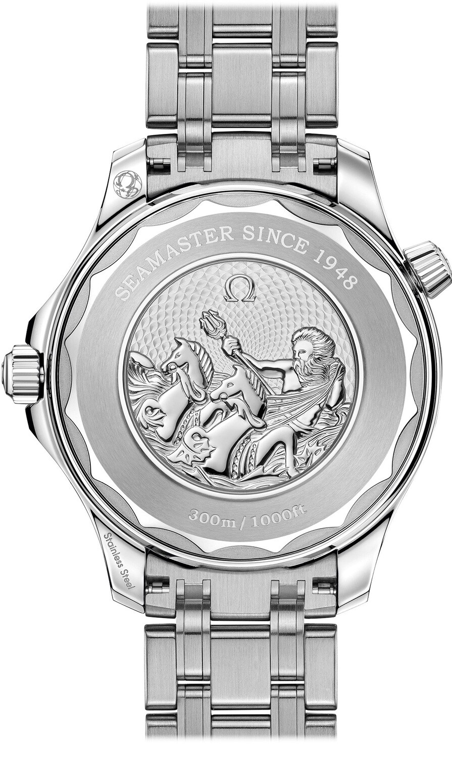 Omega 210.30.42.20.03.003 Seamaster Diver 300M Summer Blue on Bracelet ...