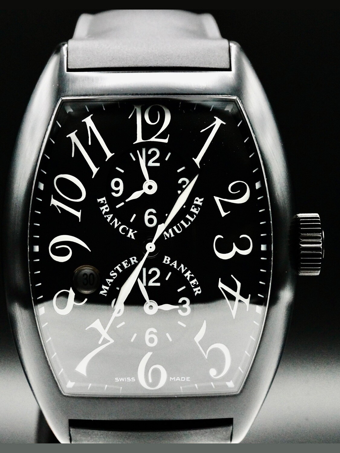 Franck Muller 9880-MB-SC-DT-NR 9880 Black PVD Master Banker - Exquisite ...