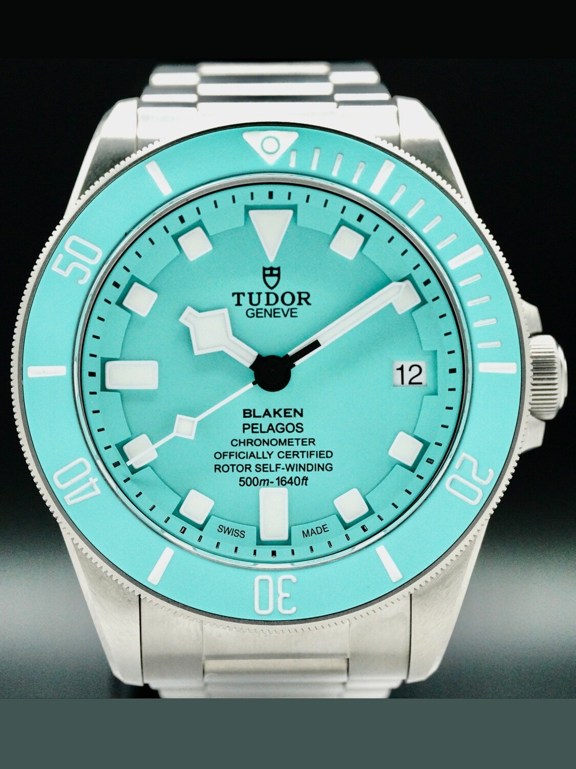 Tudor Pelagos Turquoise Custom - Exquisite Timepieces