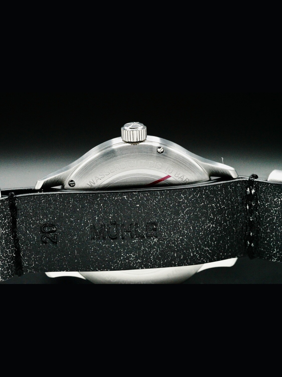 Mühle Glashütte M1-40-78-NB-L Panova Rot on Leather Strap - Exquisite ...