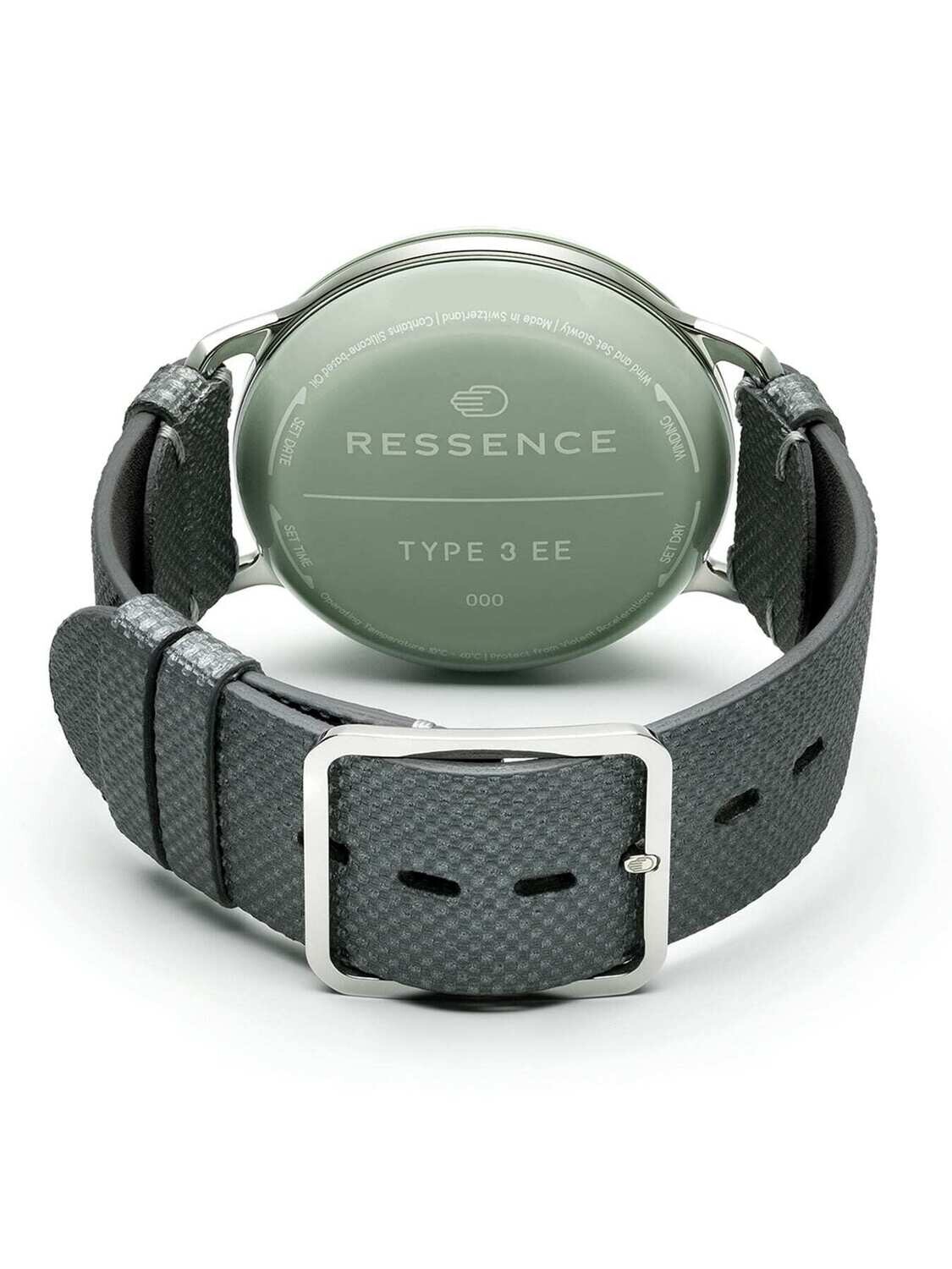 Ressence TYPE 3 EE Eucalyptus Green - Innovative Oil-Filled Watch with ...