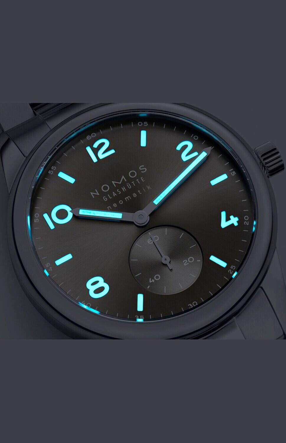 Nomos Glashutte 764 Club Sport Neomatik 39 Smoke - Exquisite Timepieces