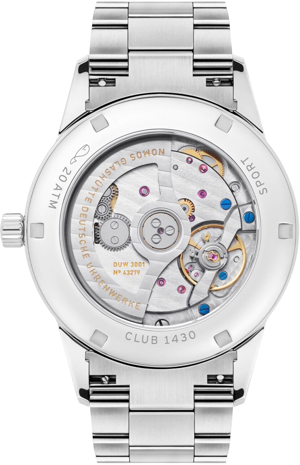 Nomos Glashutte 764 Club Sport Neomatik 39 Smoke - Exquisite Timepieces