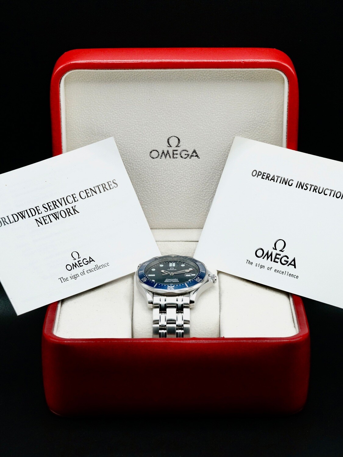 Omega 2541.80 300m Quartz Blue - Exquisite Timepieces