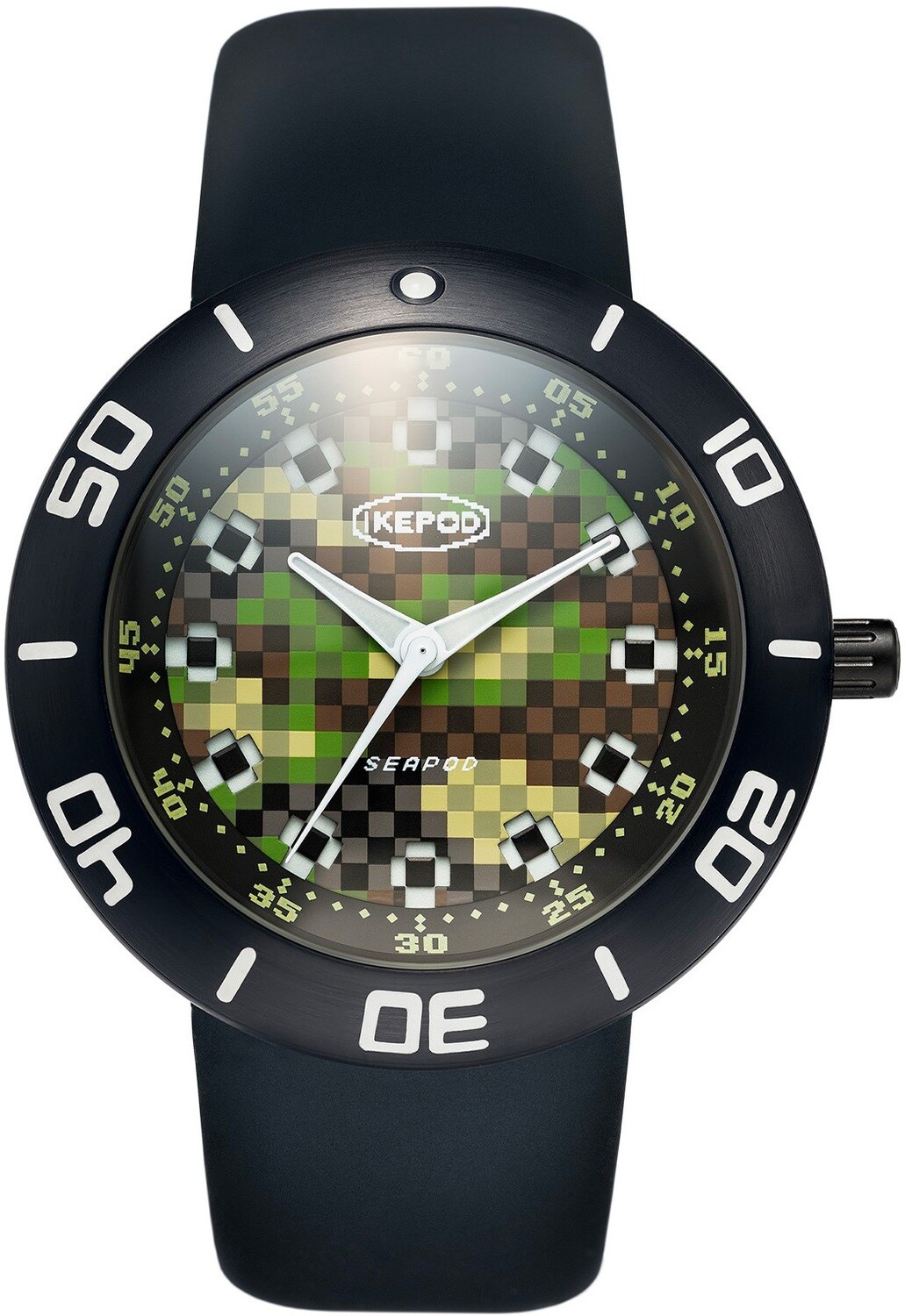 Ikepod Seapod PIXPAT Black PVD Pixel Dial Limited Edition - Exquisite ...
