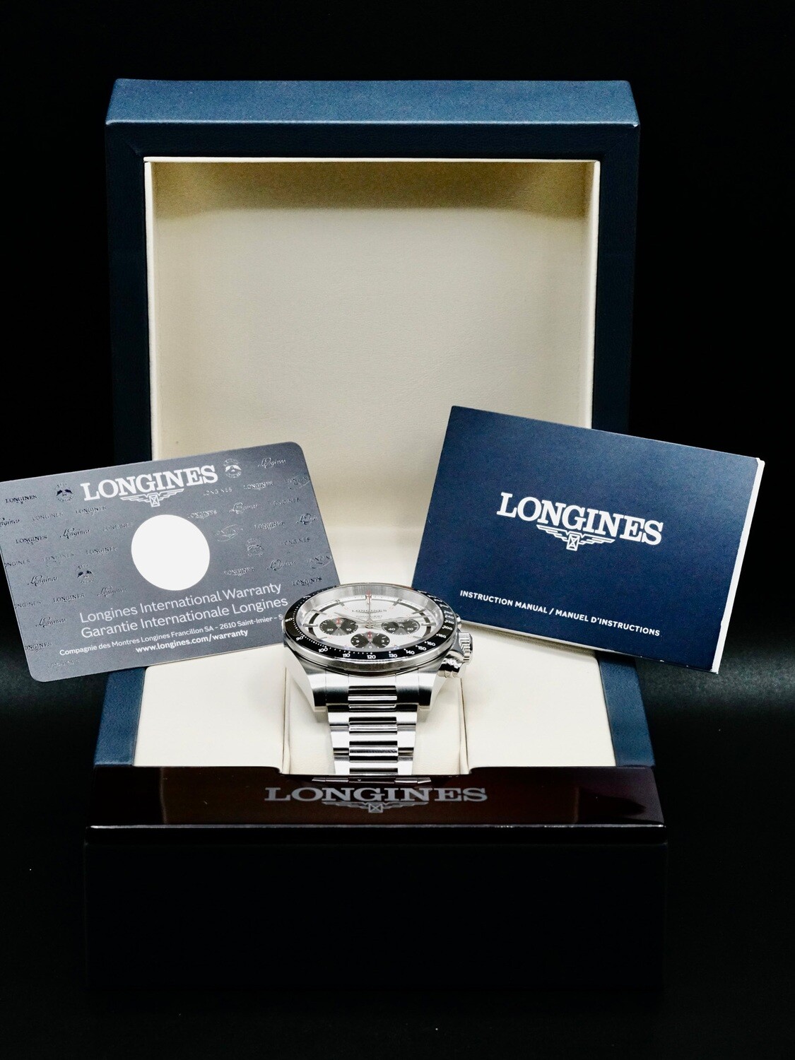 Longines L3.835.4.72.6 Conquest Silver Dial on Bracelet - Exquisite Timepieces