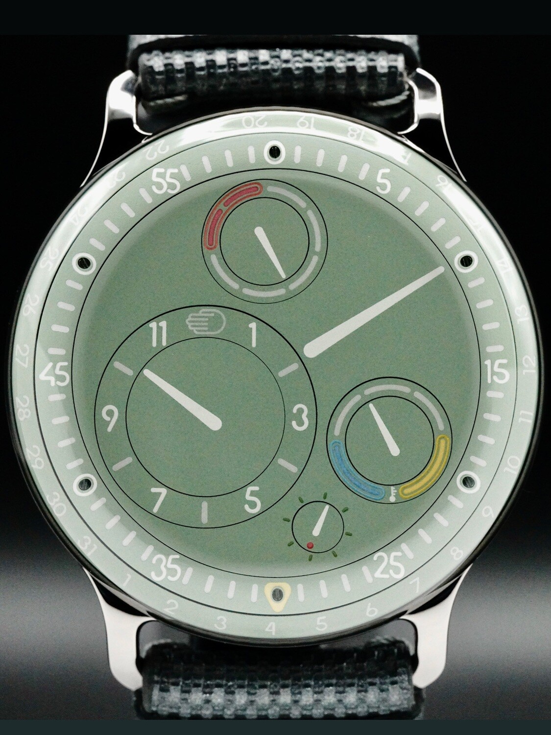 Ressence TYPE 3 EE Eucalyptus Green - Innovative Oil-Filled Watch with ...