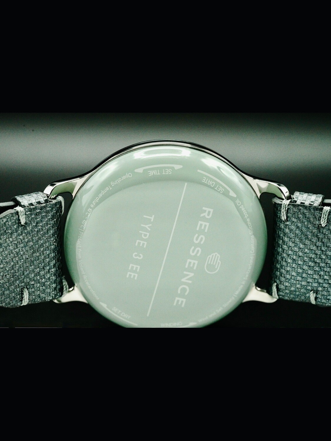 Ressence TYPE 3 EE Eucalyptus Green - Innovative Oil-Filled Watch with ...